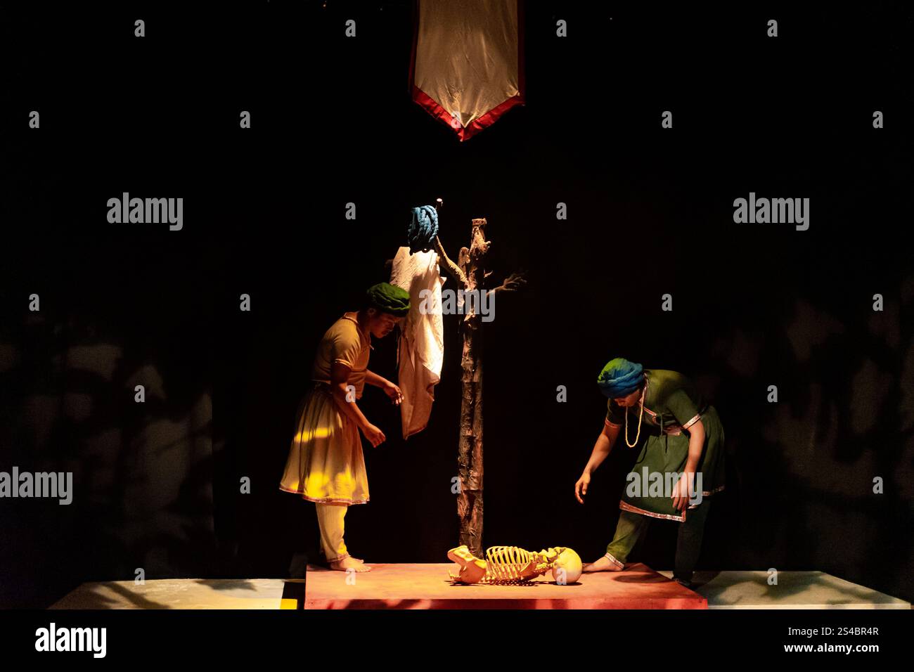 Kathmandu, Kathmandu, Nepal. 11th Jan, 2025. Artists perform the ...