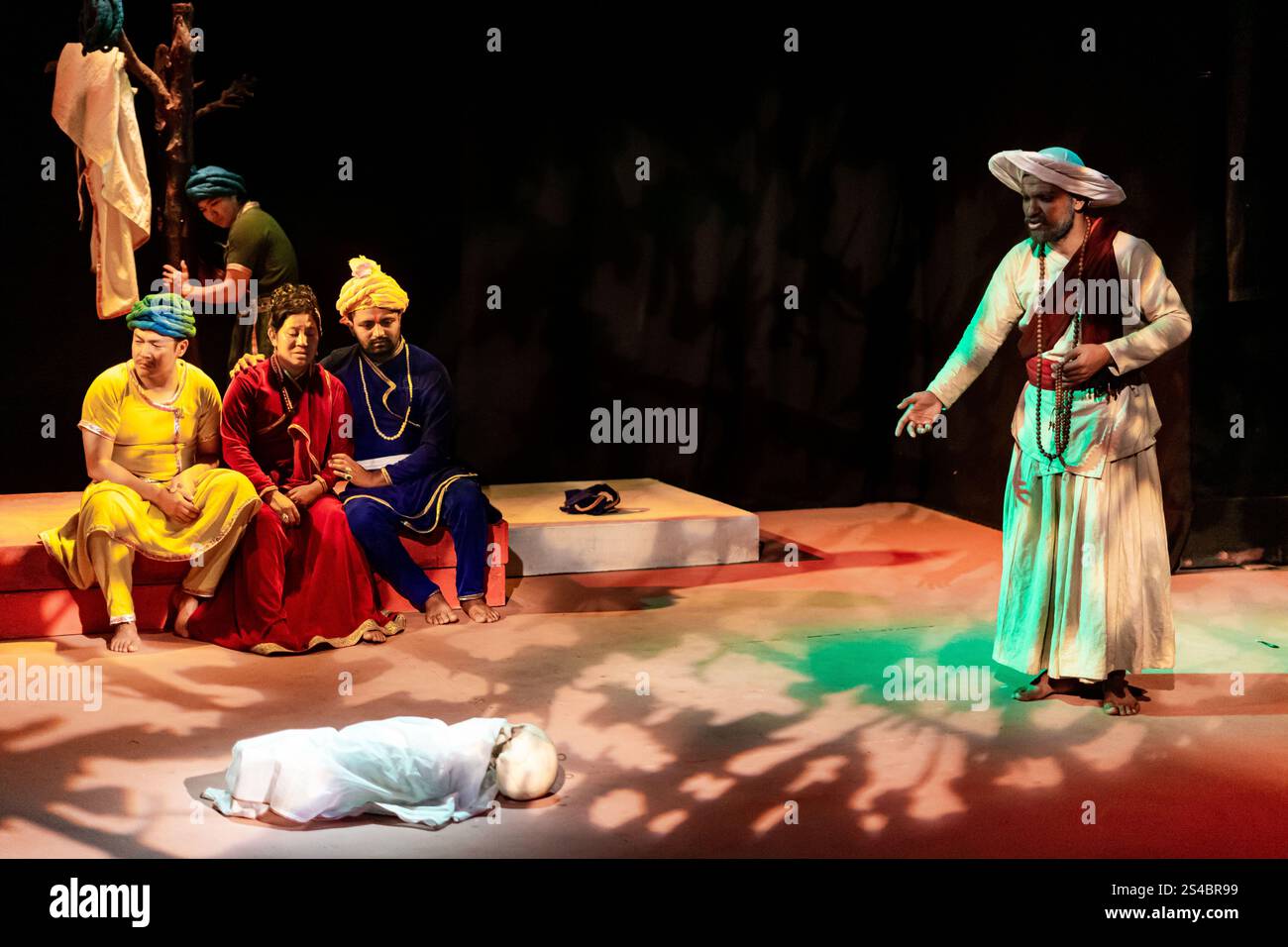 Kathmandu, Kathmandu, Nepal. 11th Jan, 2025. Artists perform the ...