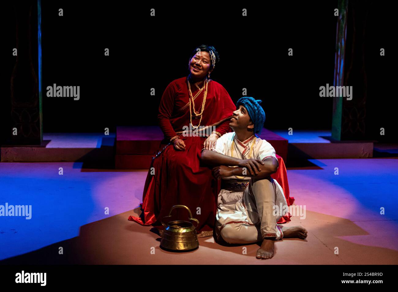 Kathmandu, Kathmandu, Nepal. 11th Jan, 2025. Artists perform the ...