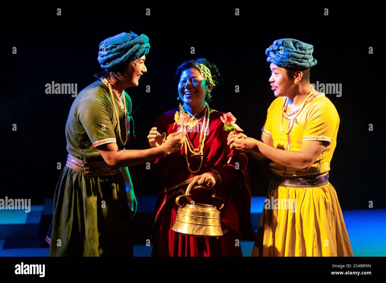 Kathmandu, Kathmandu, Nepal. 11th Jan, 2025. Artists perform the ...