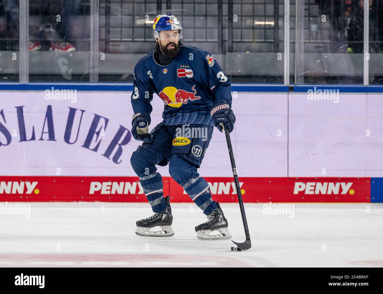 Dominik Bittner (EHC Red Bull Muenchen, #3). GER, EHC Red Bull Muenchen ...