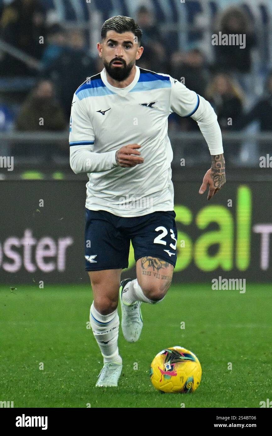 Elseid Hysaj of SS Lazio during the Serie A match between Lazio v Como ...
