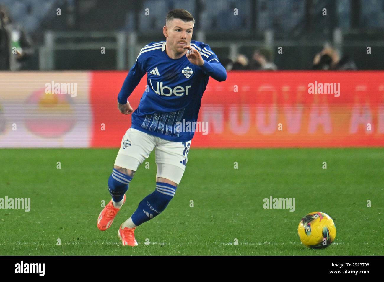 Rome, Lazio. 10th Jan, 2025. Alberto Moreno of Como during the Serie A ...