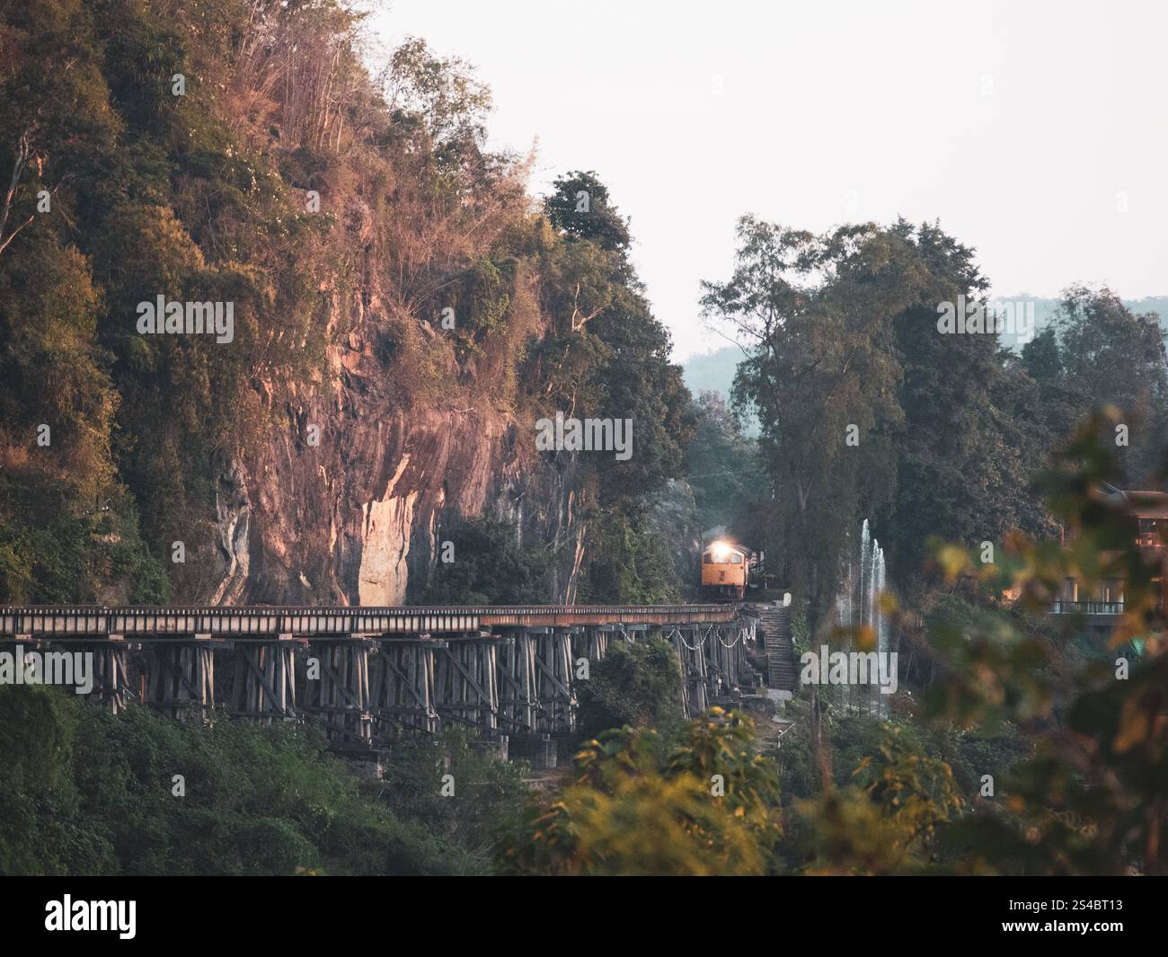 Historic Death Railway in Thailand: A scenic journey through lush ...