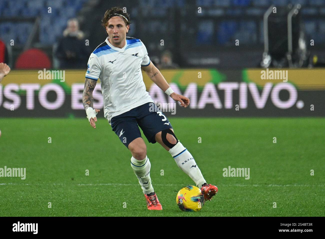 Rome, Lazio. 10th Jan, 2025. Luca Pellegrini of SS Lazio during the Serie A match between Lazio ...