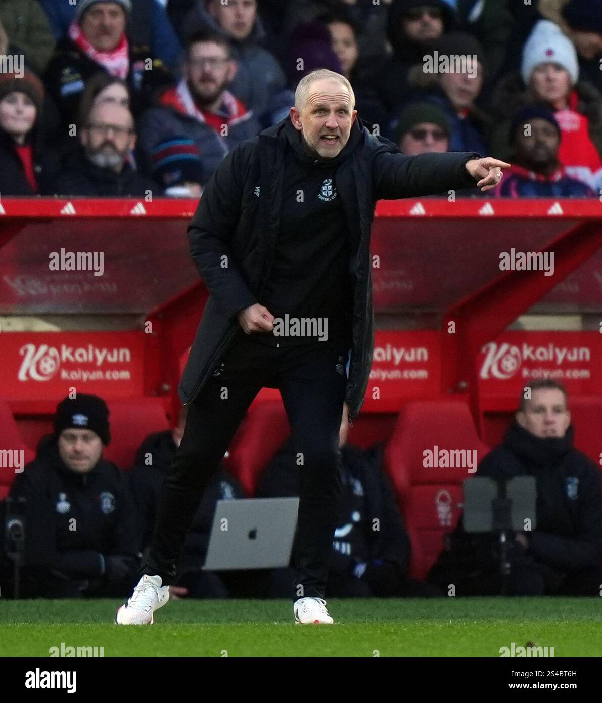 Luton Town Joint-caretaker manager Paul Trollope during the Emirates FA ...