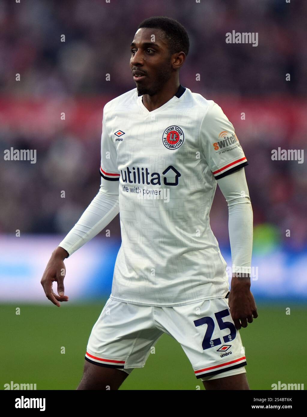 Luton Town's Isaiah Jones during the Emirates FA Cup third round match ...