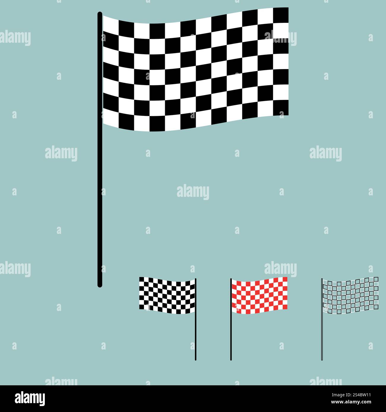 Racing flag black and white colour.. The racing flag black and white ...