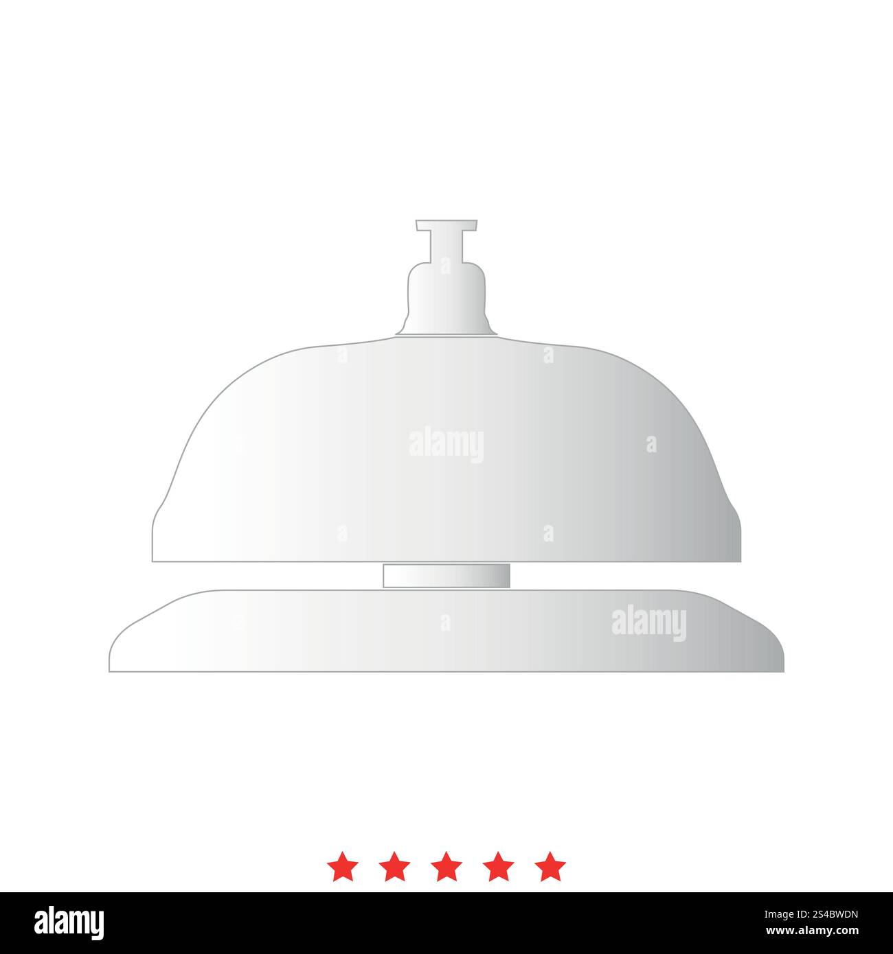 Reception bell icon Stock Vector Image & Art - Alamy
