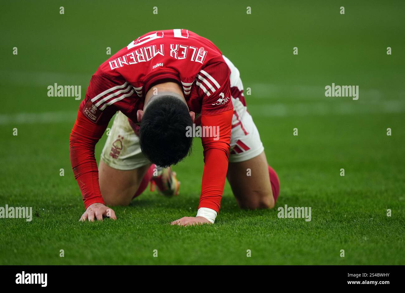 Nottingham Forest's Alex Moreno during the Emirates FA Cup third round ...