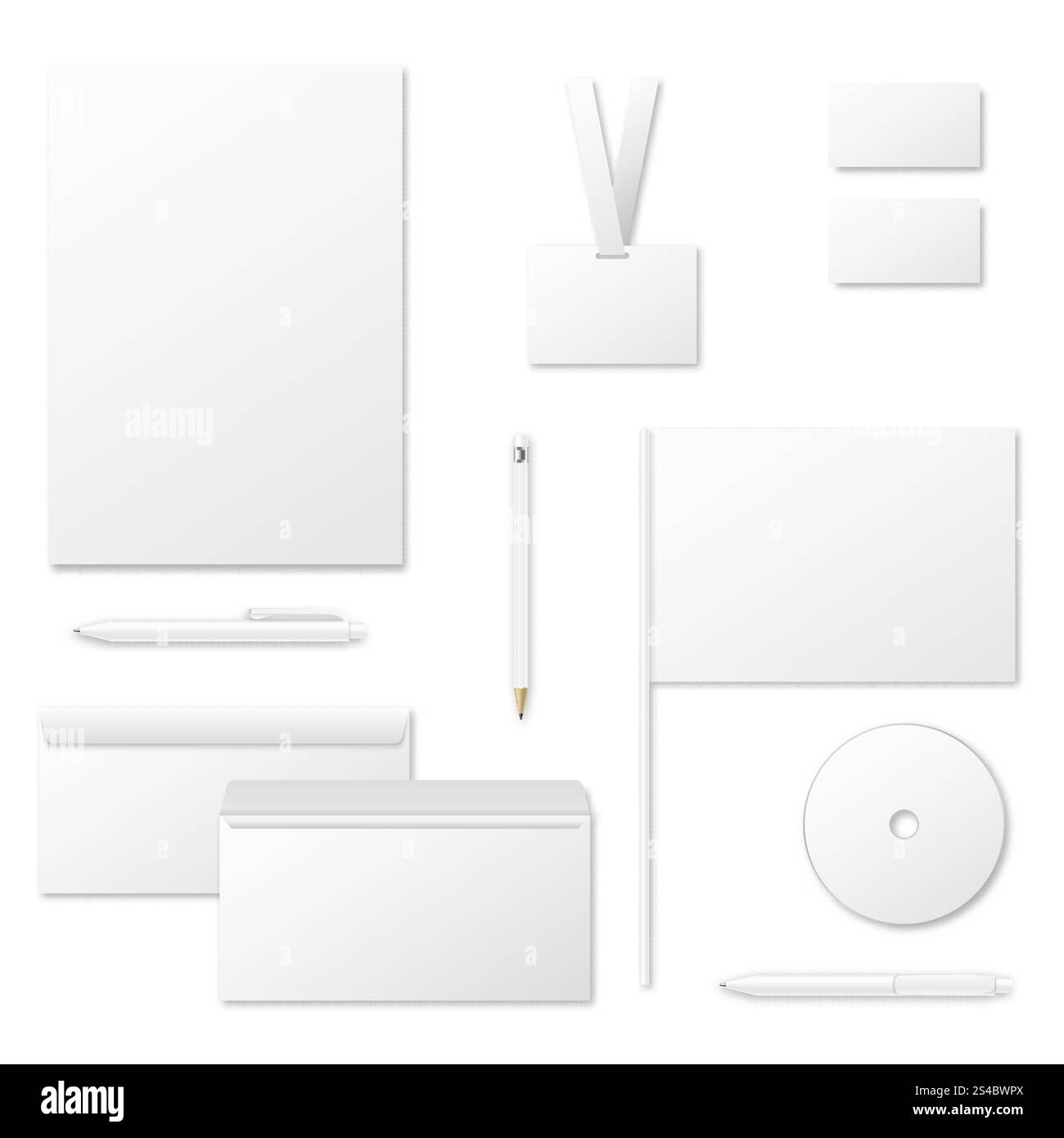 Printing materials vector template for corporate identity. Printing ...