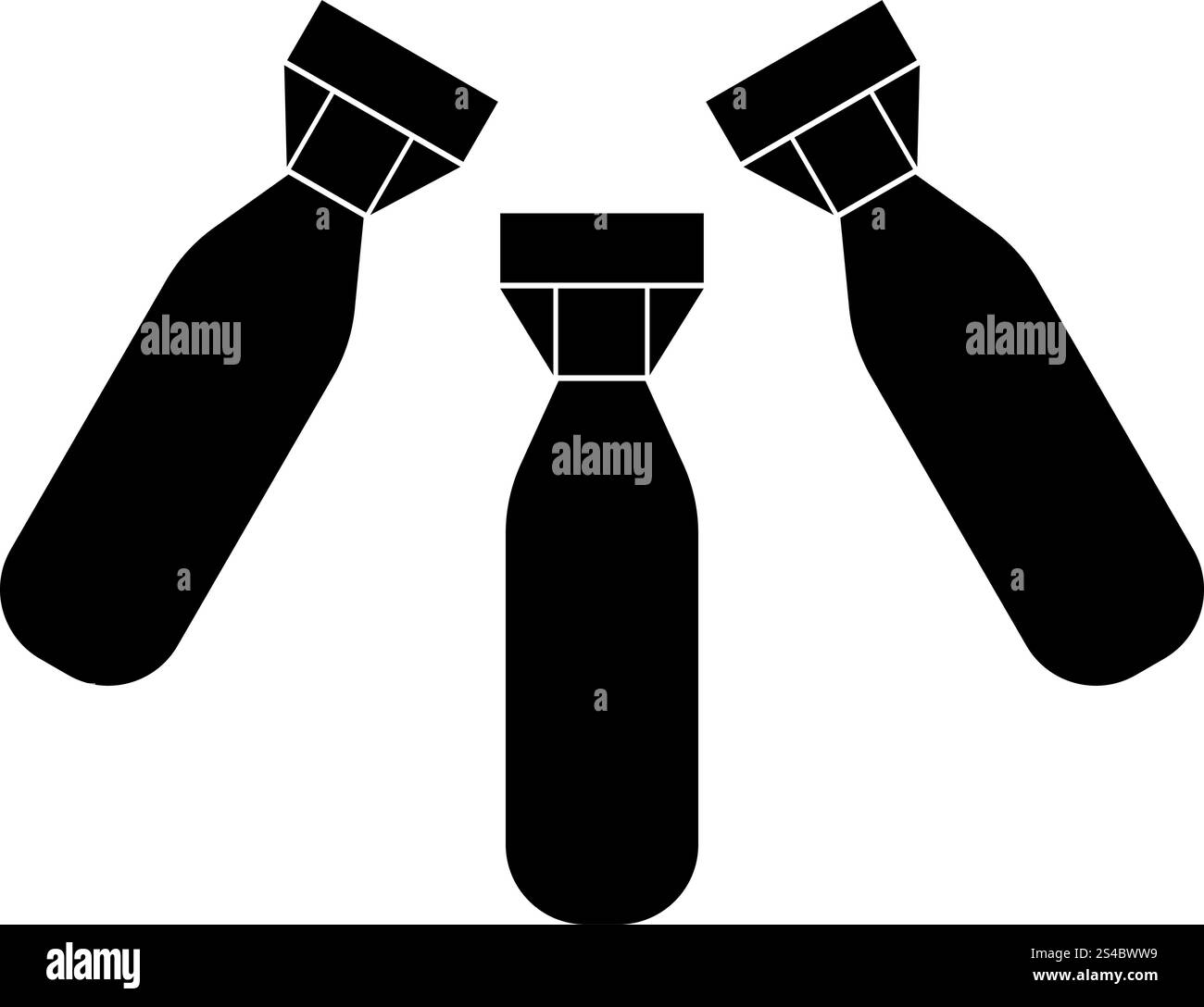 Military air bomb icon Black color icon. Military air bomb icon Black ...