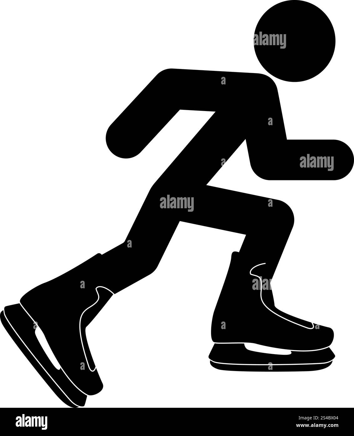 Speed skating season Black and White Stock Photos & Images - Alamy