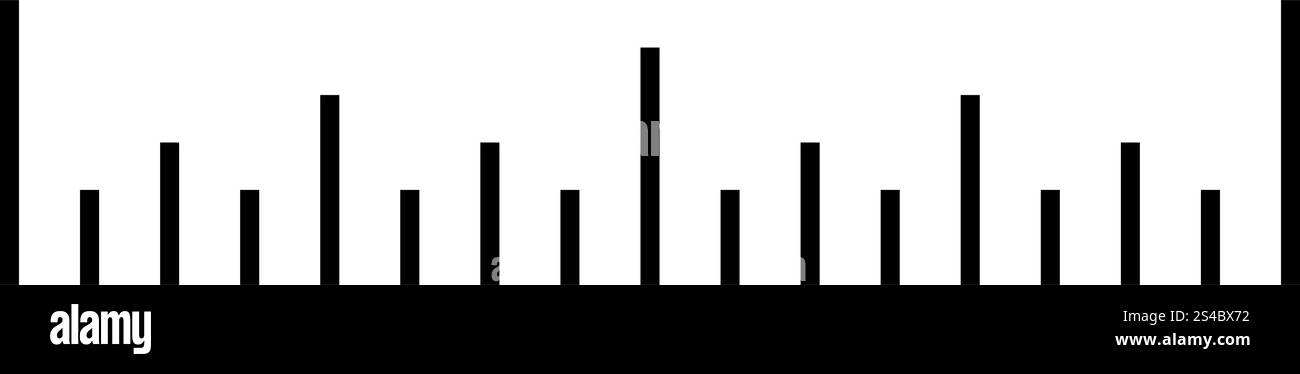 Scale ruler icon black color Stock Vector Image & Art - Alamy