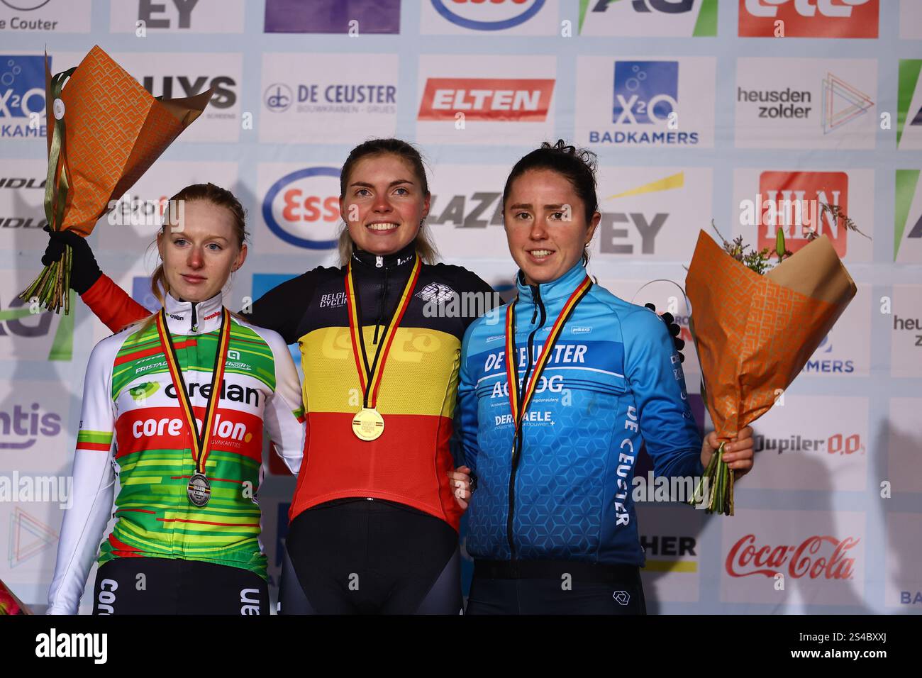 Heusden Zolder, Belgium. 11th Jan, 2025. Belgian Xaydee Van Sinaey ...