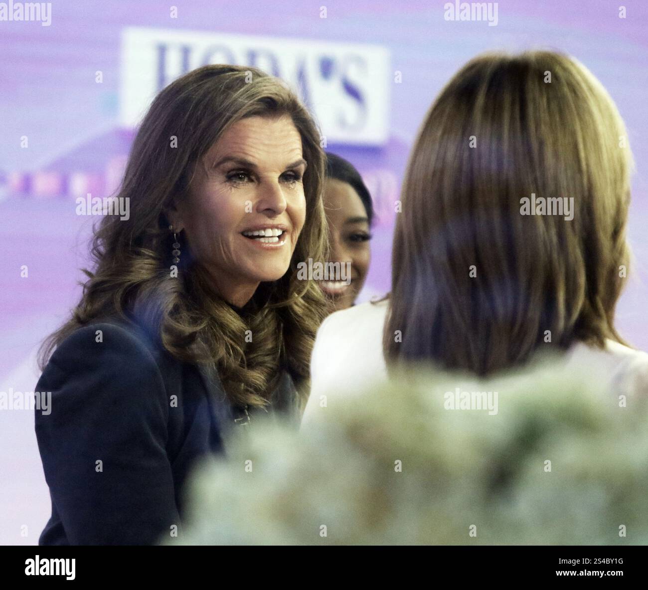 January 10, 2025 Maria Shiver, Simone Baez, Hoda Kotb, on Hoda's ...