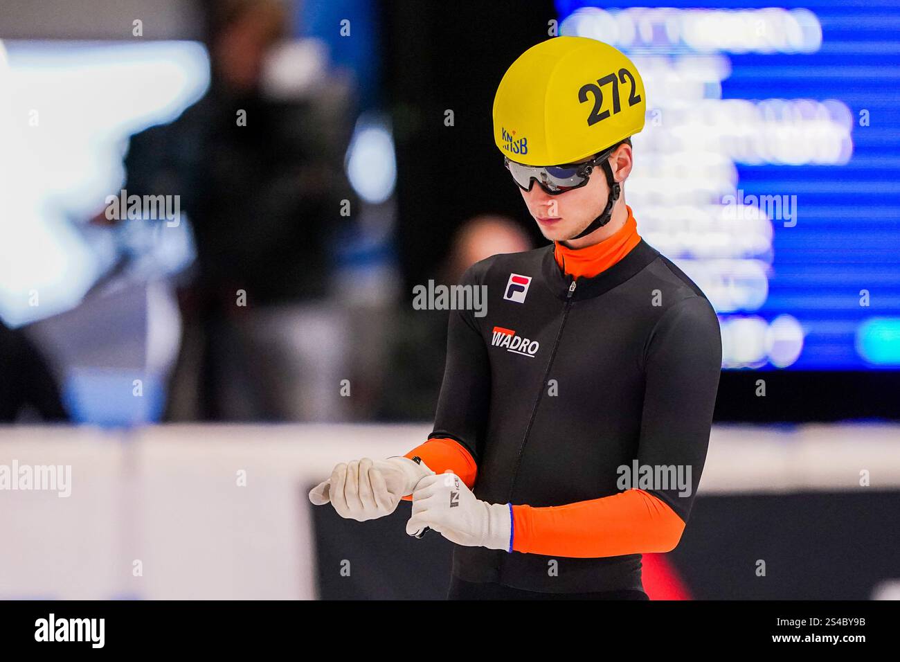 LEEUWARDEN, NETHERLANDS - JANUARY 11: Hessel VAN BERKUM during the ...
