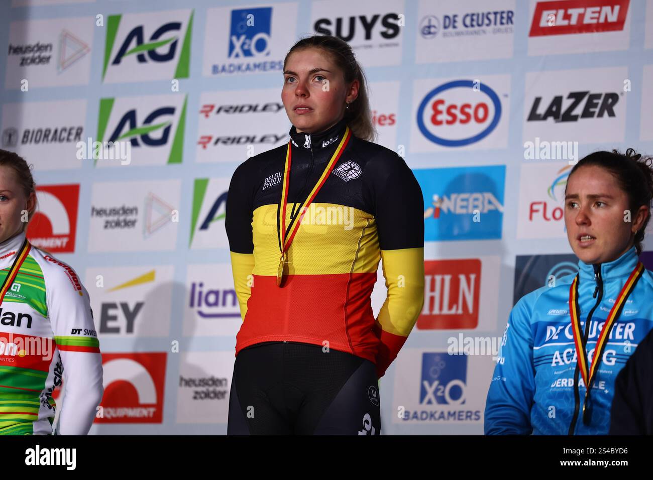 Heusden Zolder, Belgium. 11th Jan, 2025. Belgian Sterre Vervloet and ...