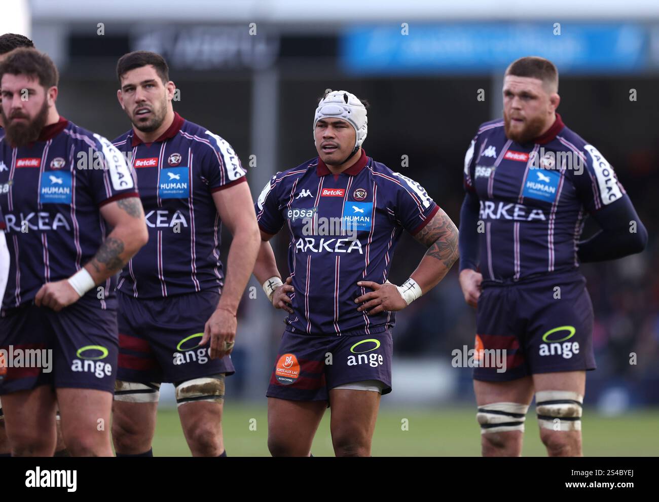 Bordeaux Begles' Tevita Malaefoou Tatafu during the Investec Champions ...