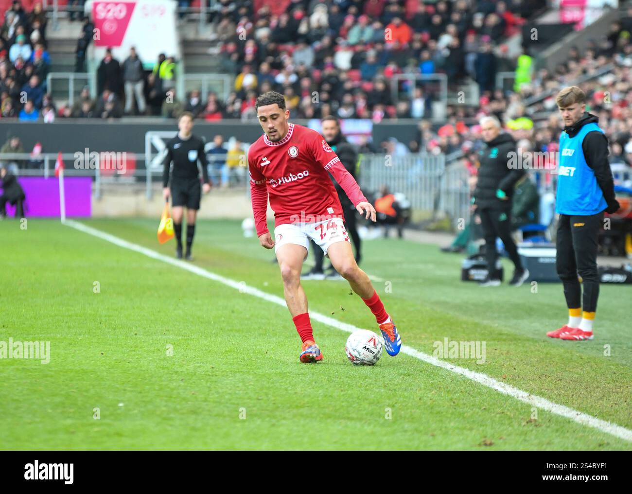 11th January 2025; Ashton Gate, Bristol, England; FA Cup Third Round ...
