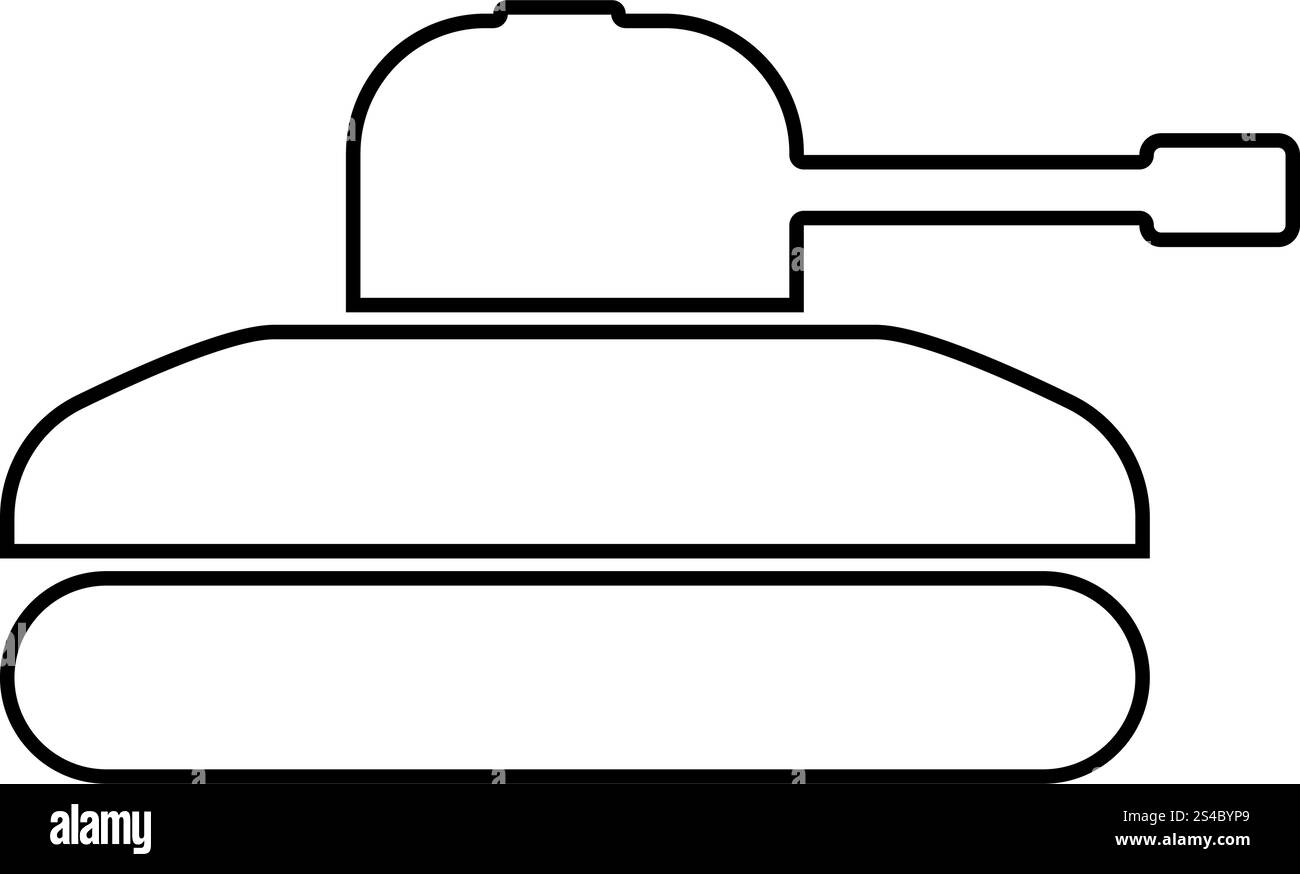 Tank icon black color vector illustration flat style simple image Stock ...