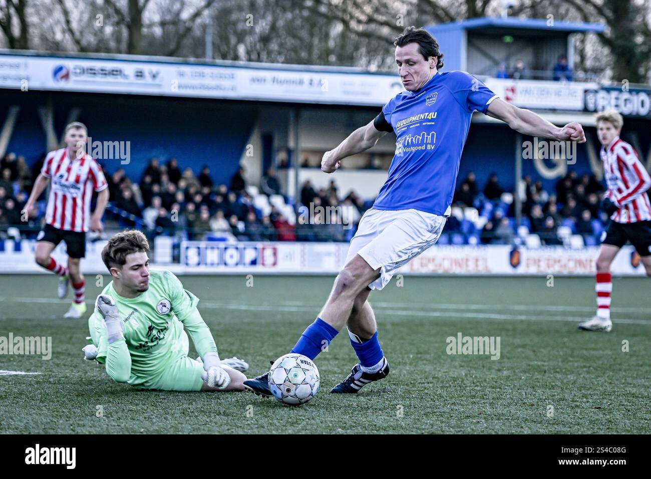 VEENENDAAL, 11-01-2025, Sportpark Panhuis, Dutch second division ...