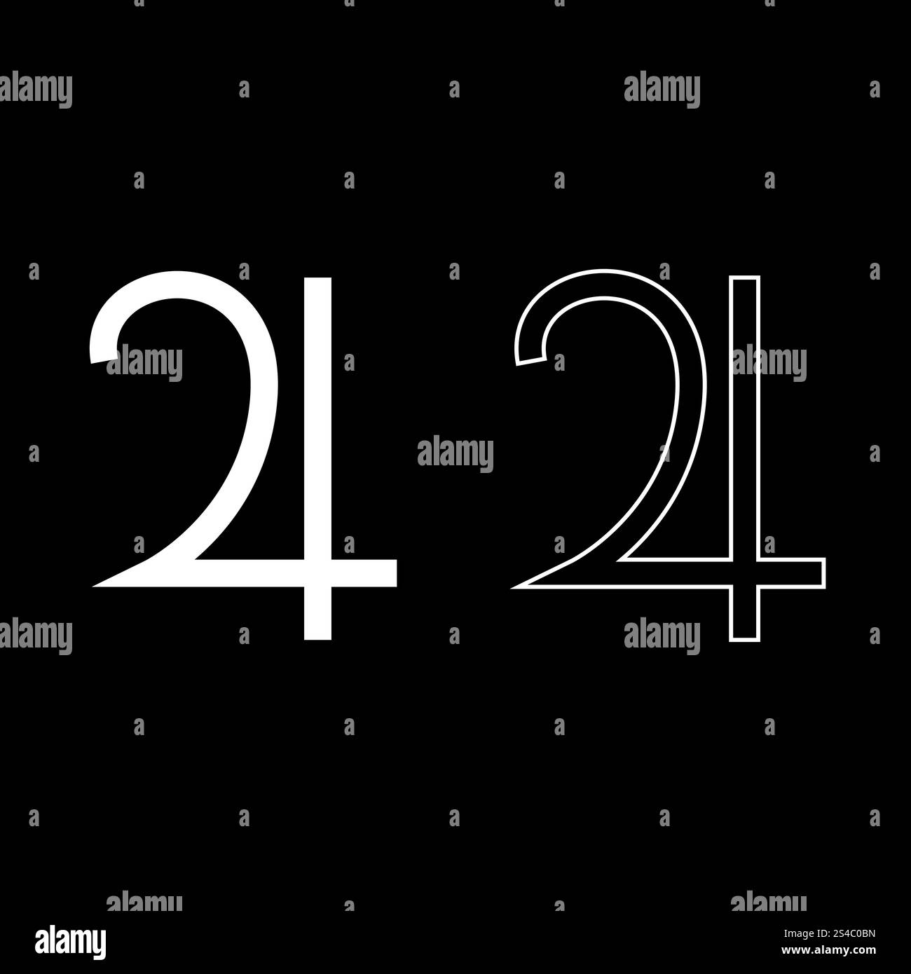 Symbol Jupiter icon set white color vector illustration flat style ...