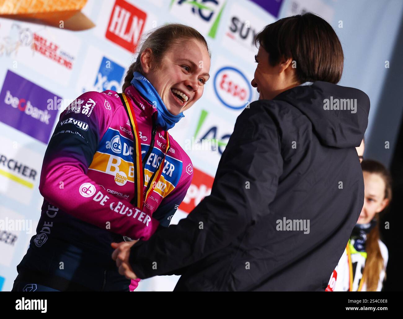 Heusden Zolder, Belgium. 11th Jan, 2025. Belgian Laura Verdonschot and ...