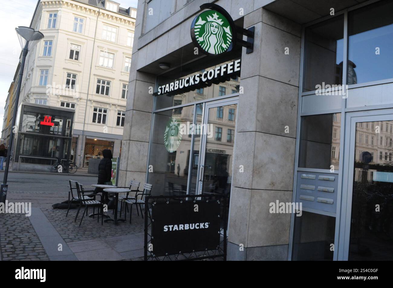Copenhagen/Denmark /11 JANUARY 2025/ Seattle chain star bucks coffee ...
