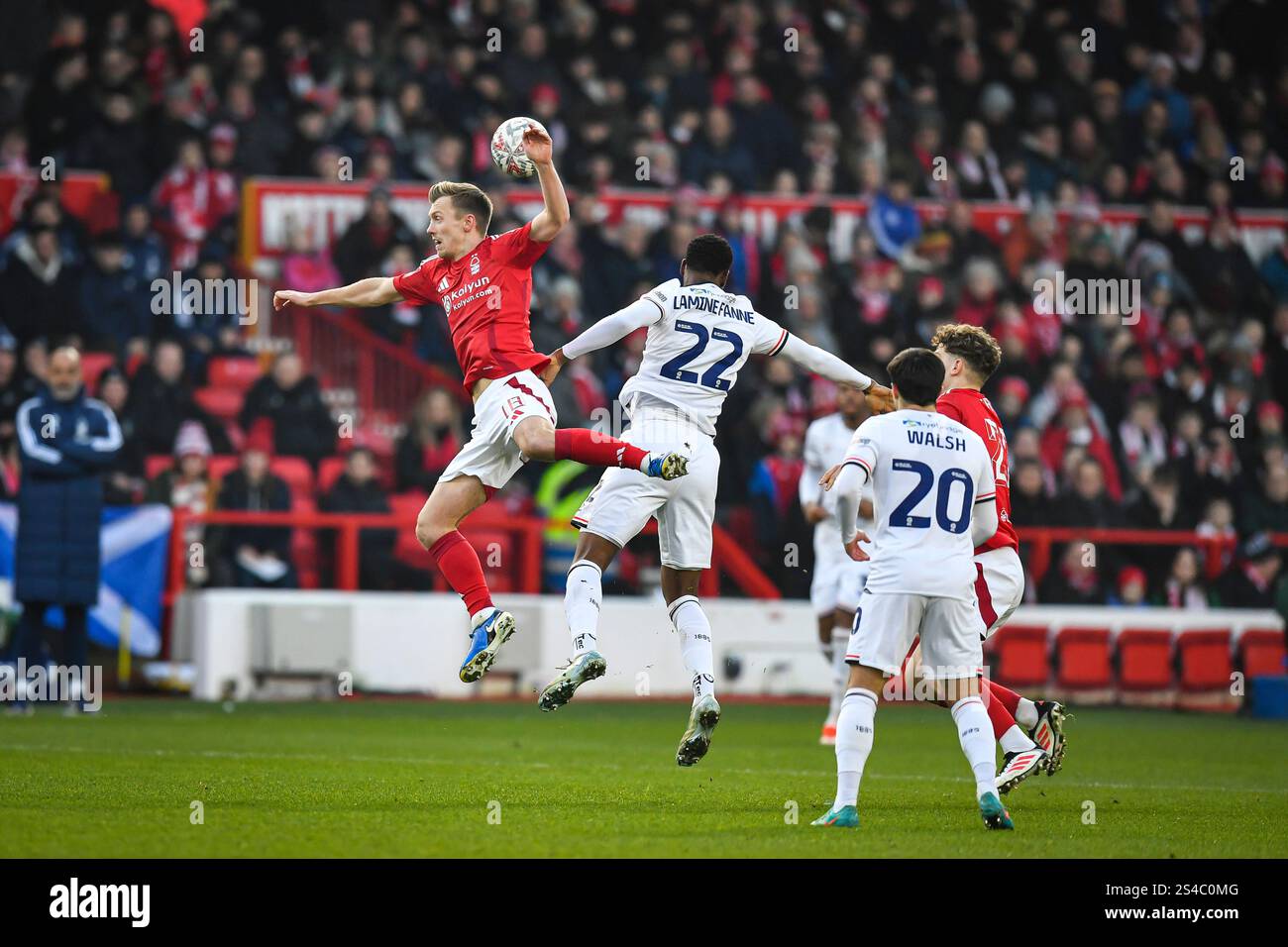 The City Ground, Nottingham, UK. 11th Jan, 2025. FA Cup Third Round ...