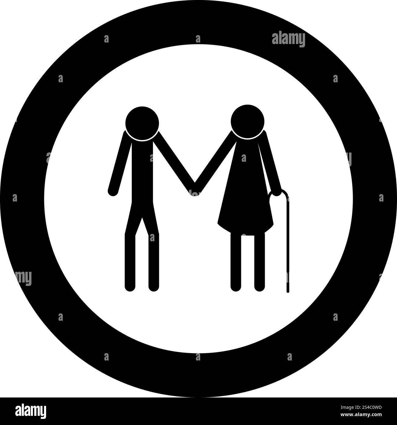 Icon lifetime senile Stock Vector Images - Alamy