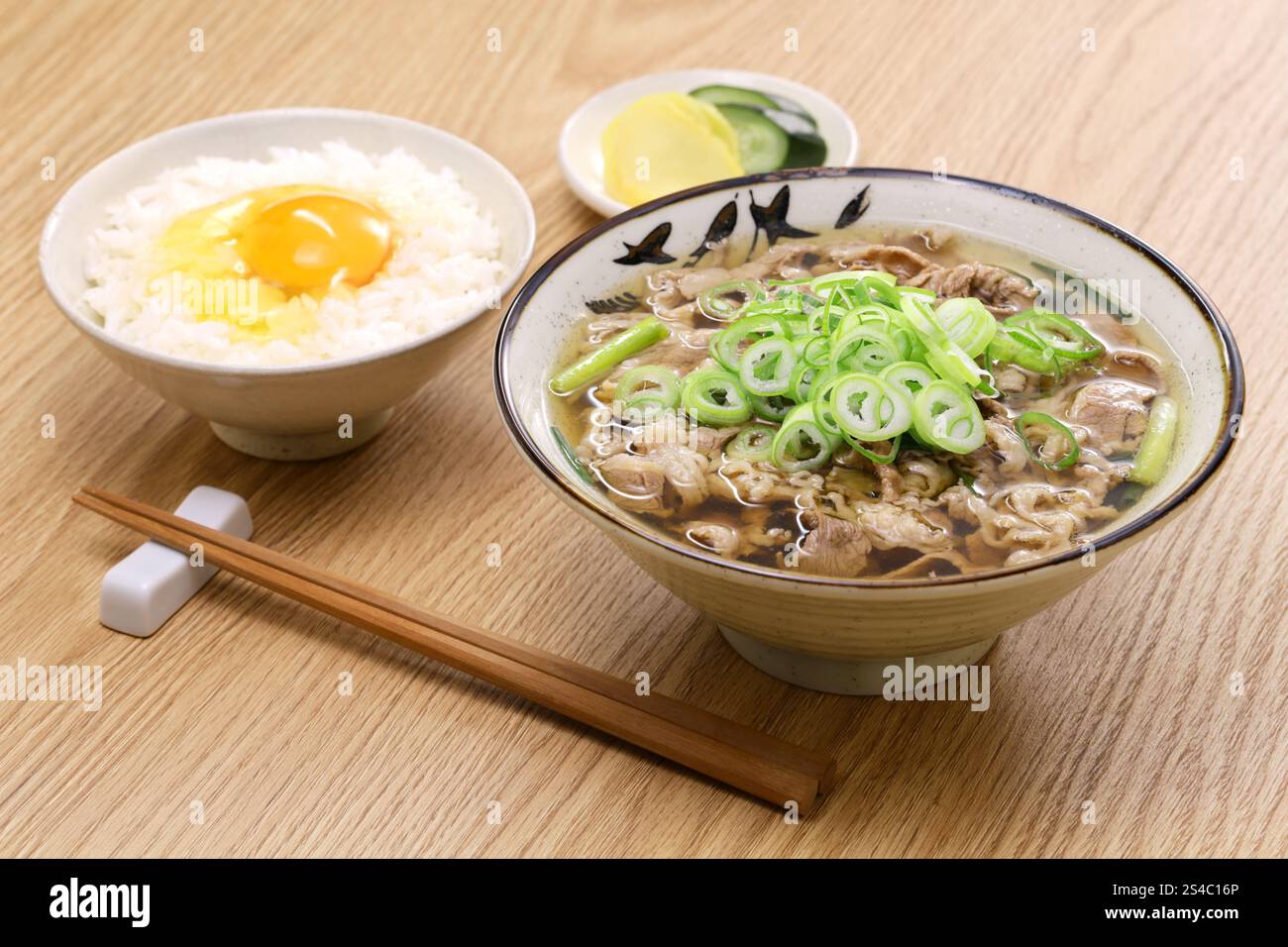 A specialty dish of Osaka in Japan. Nikusui is a meat soup made with ...