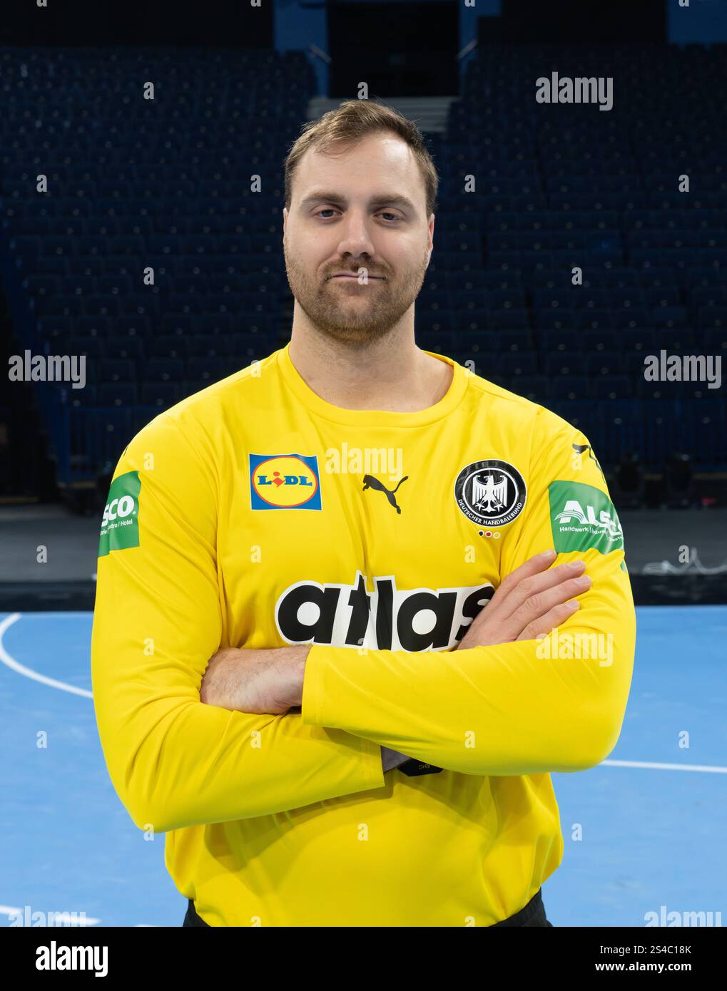 Hamburg, Germany. 10th Jan, 2025. Handball: DHB team media day before ...