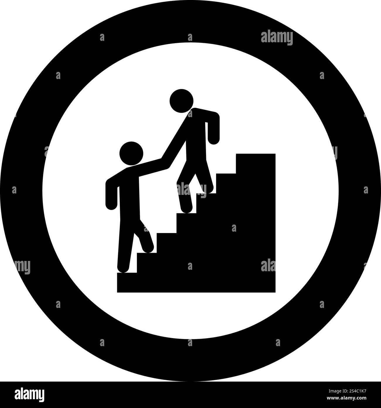 Friend climb Black and White Stock Photos & Images - Alamy
