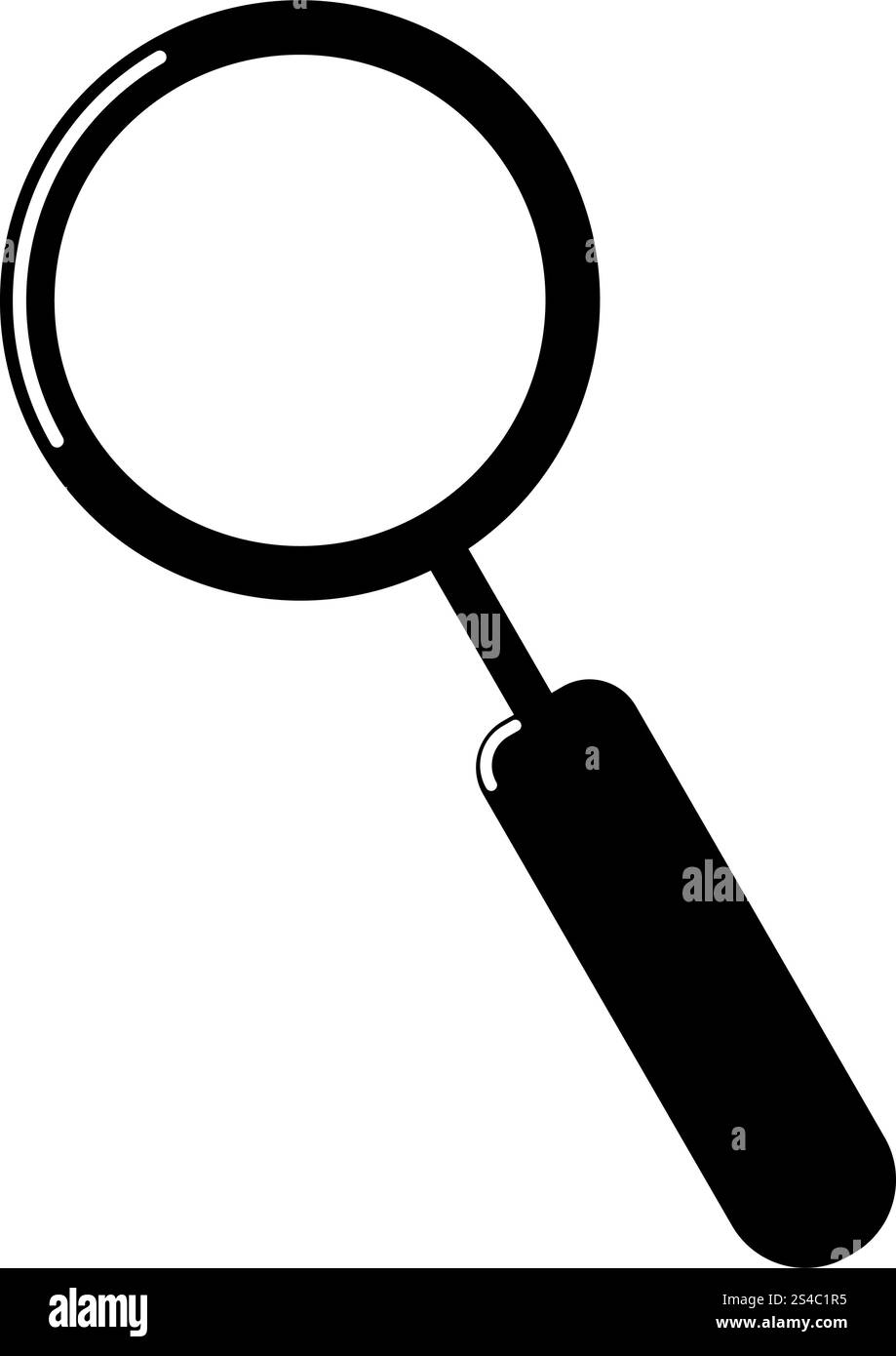 Loupe icon icon black color vector illustration isolated Stock Vector ...