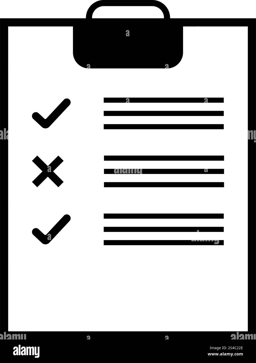 Black tablet with notes and marks best and bad result icon black color ...