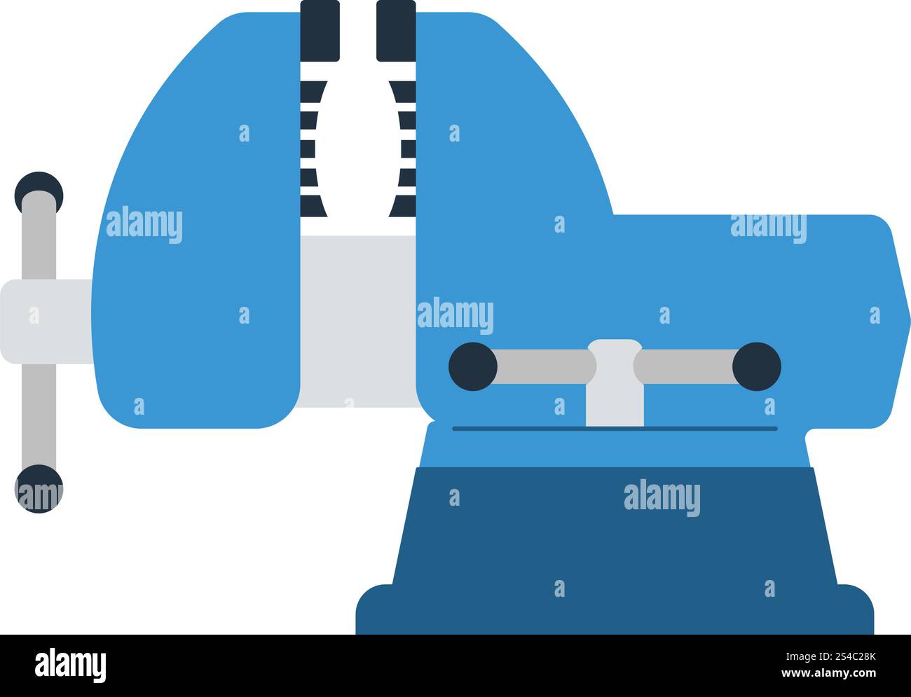 Vise icon. Vise icon. Flat color design. Vector illustration Stock ...