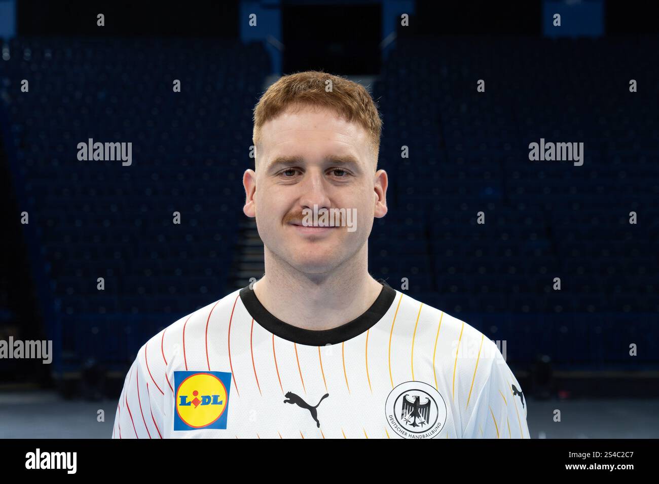 10 January 2025, Hamburg: Handball: DHB team media day before the World ...