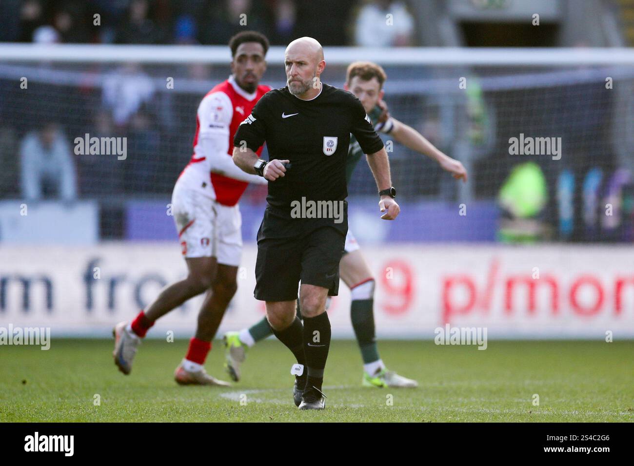Rotherham, UK. 11th Jan, 2025. Paul Cooper 4th Official (replaced ...