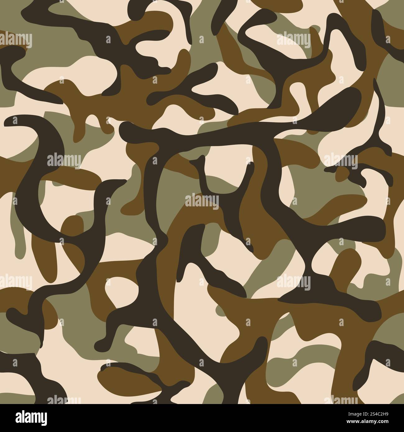Camouflage, military camo vector seamless pattern. Camouflage, military ...