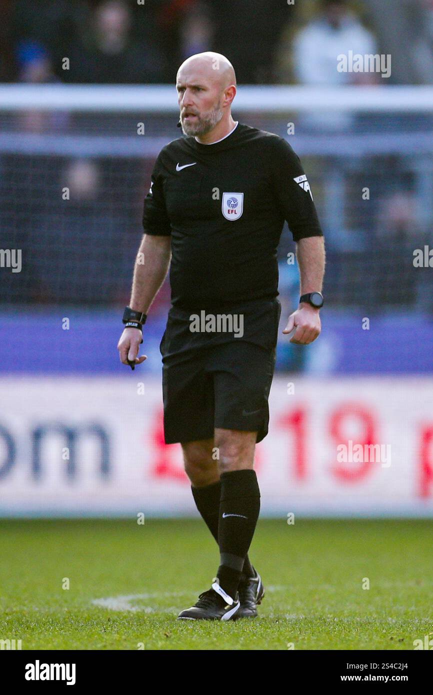 Rotherham, UK. 11th Jan, 2025. Paul Cooper 4th Official (replaced ...