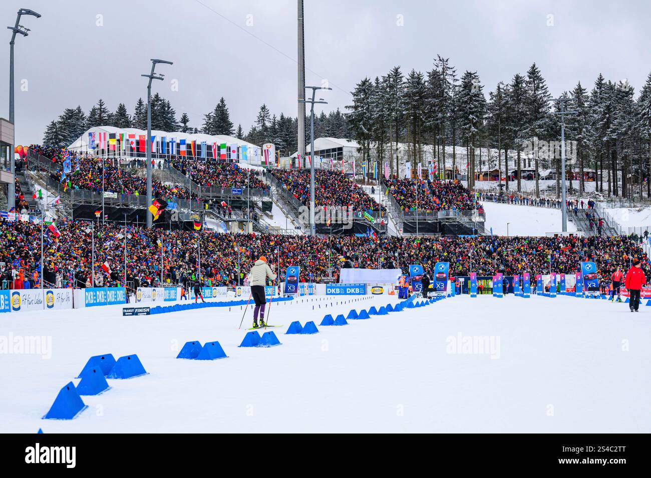 Oberhof, Deutschland. 11th Jan, 2025. Uebersicht Oberhof Stadion GER ...
