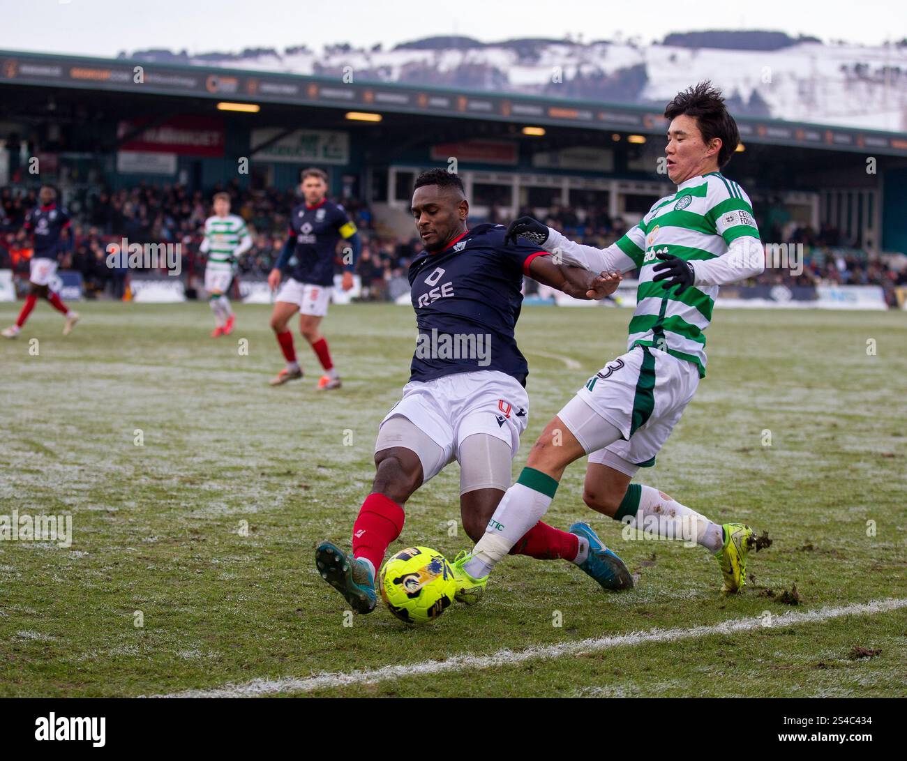 Dingwall, Scotland, UK. 11th January 2025; Victoria Park, Dingwall ...