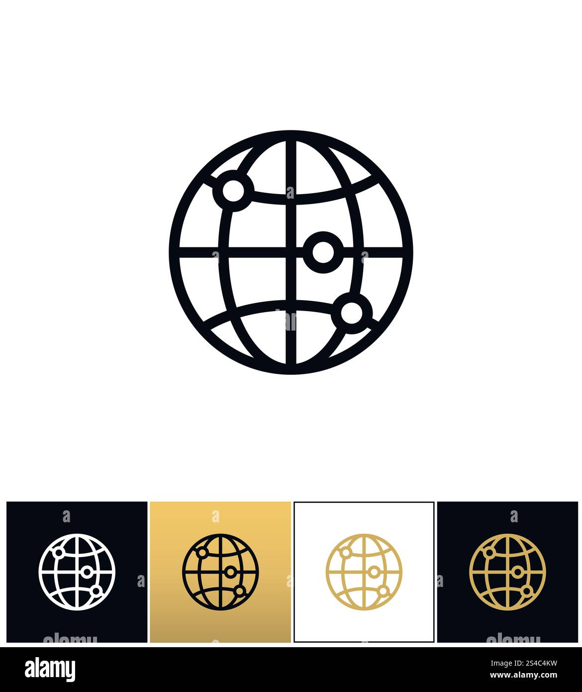 Internet globe earth world vector icon. Internet globe earth world ...