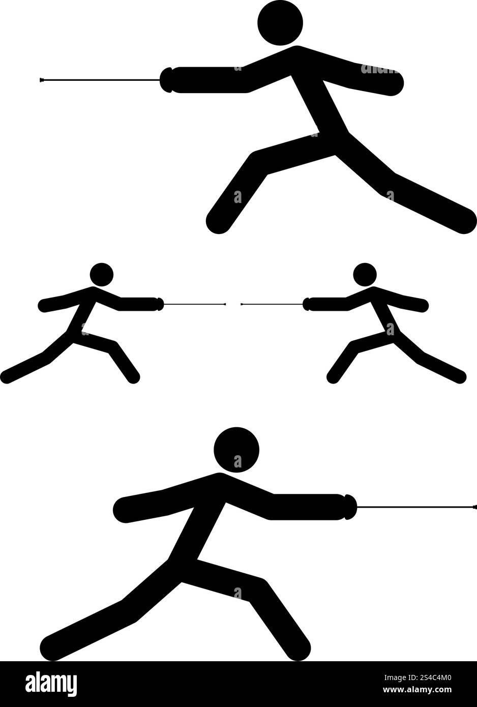 Sword stance Black and White Stock Photos & Images - Alamy