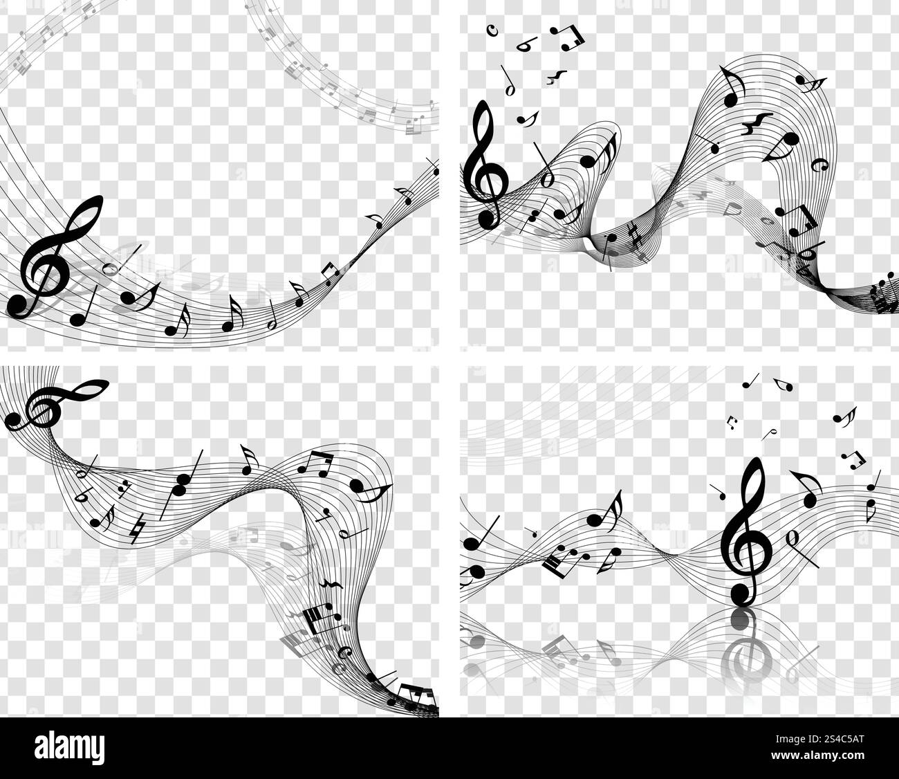 Musical designs musical designs with elements from music staff hi-res ...