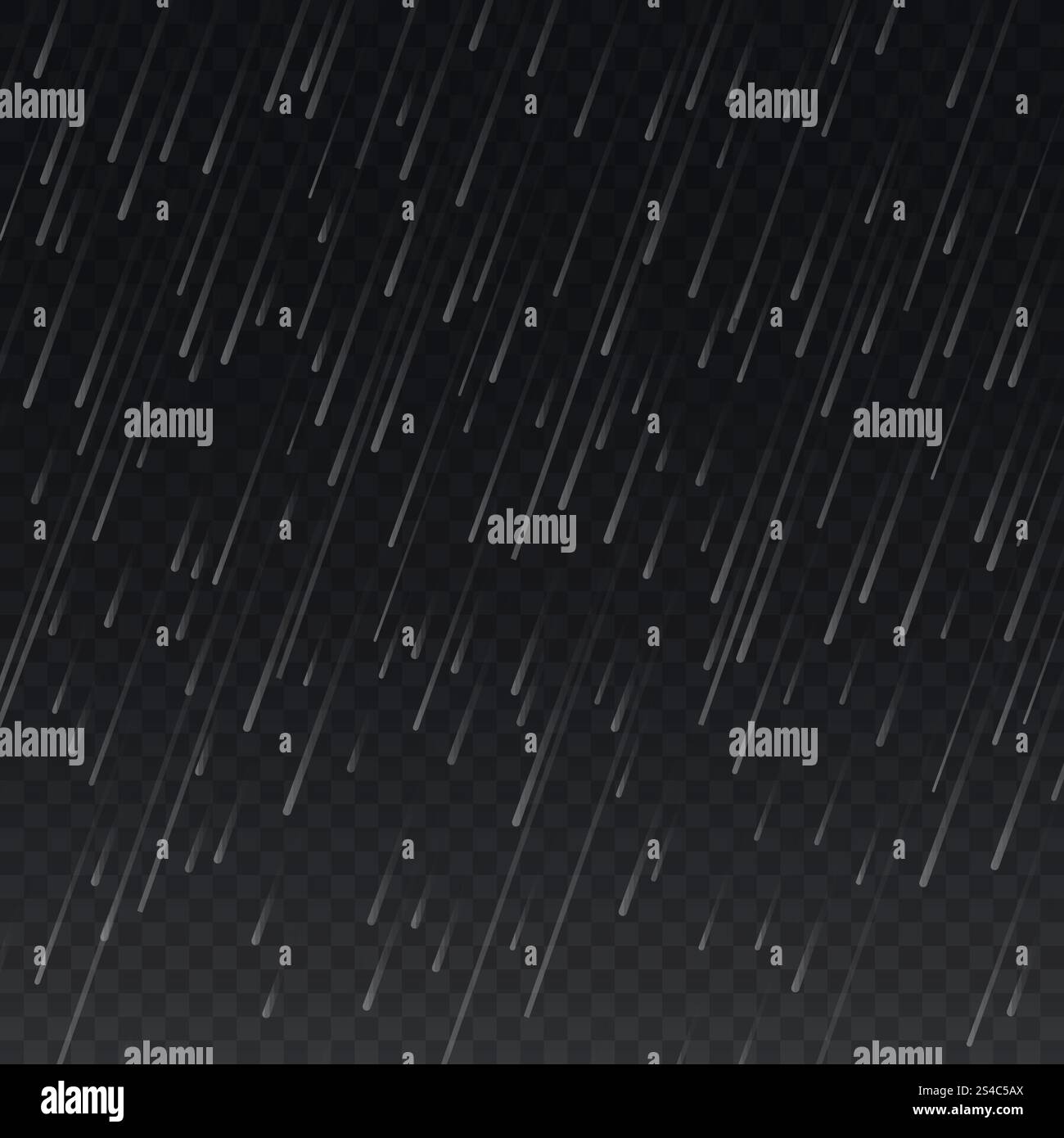 Vector rain on transparent plaid background. Vector rain on transparent ...