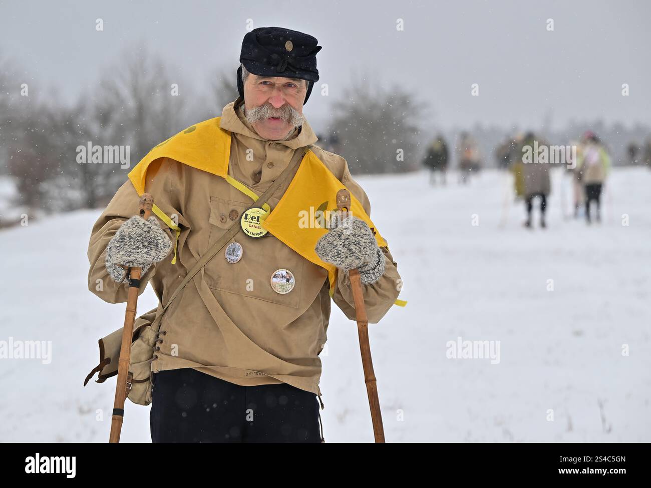 Polnicka, Czech Republic. 11th Jan, 2025. The 18th year of the Skiman ...