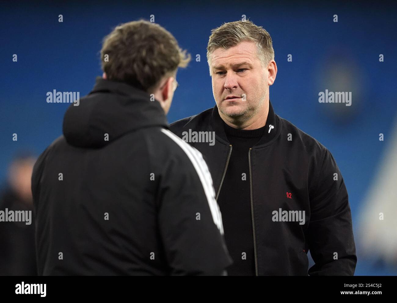 Salford City manager Karl Robinson ahead of the Emirates FA Cup third ...