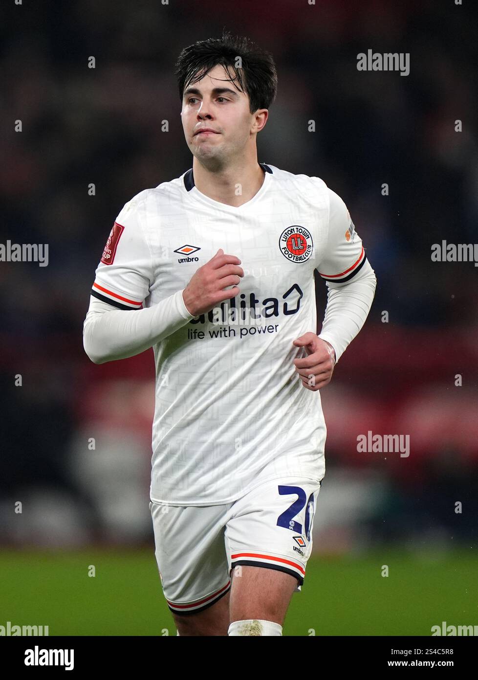 Luton Town's Liam Walsh during the Emirates FA Cup third round match at ...